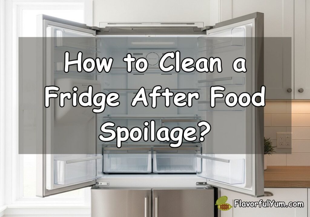How to Clean a Fridge After Food Spoilage? (Step-By-Step Guide)